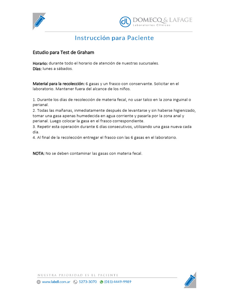 31 - Test de Graham - GRAHA | PDF