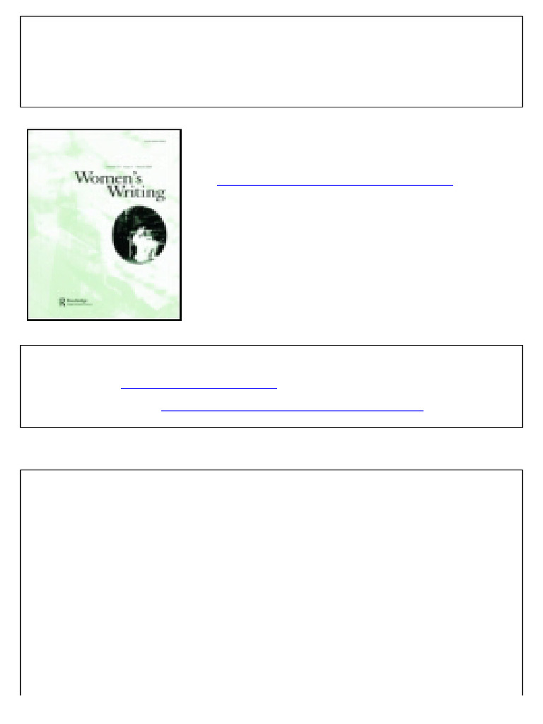 [Women's Writing 1994-jan vol. 1 iss. 1] Bilger, Audrey - Mocking the ...