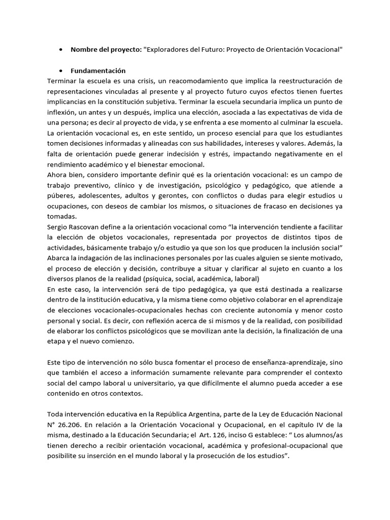 final OVO 20223 finishhhhhhhhhhhh | PDF | Titulo academico | Plan de ...