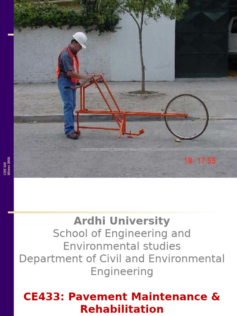 Pavement Maintenance & Rehabilitation L2 | PDF | Road Surface | Road
