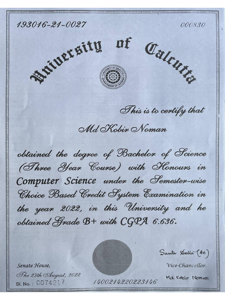 Graduation Documents | PDF