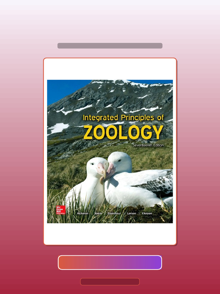 Test Bank for Integrated Principles of Zoology 17th Edition | PDF ...
