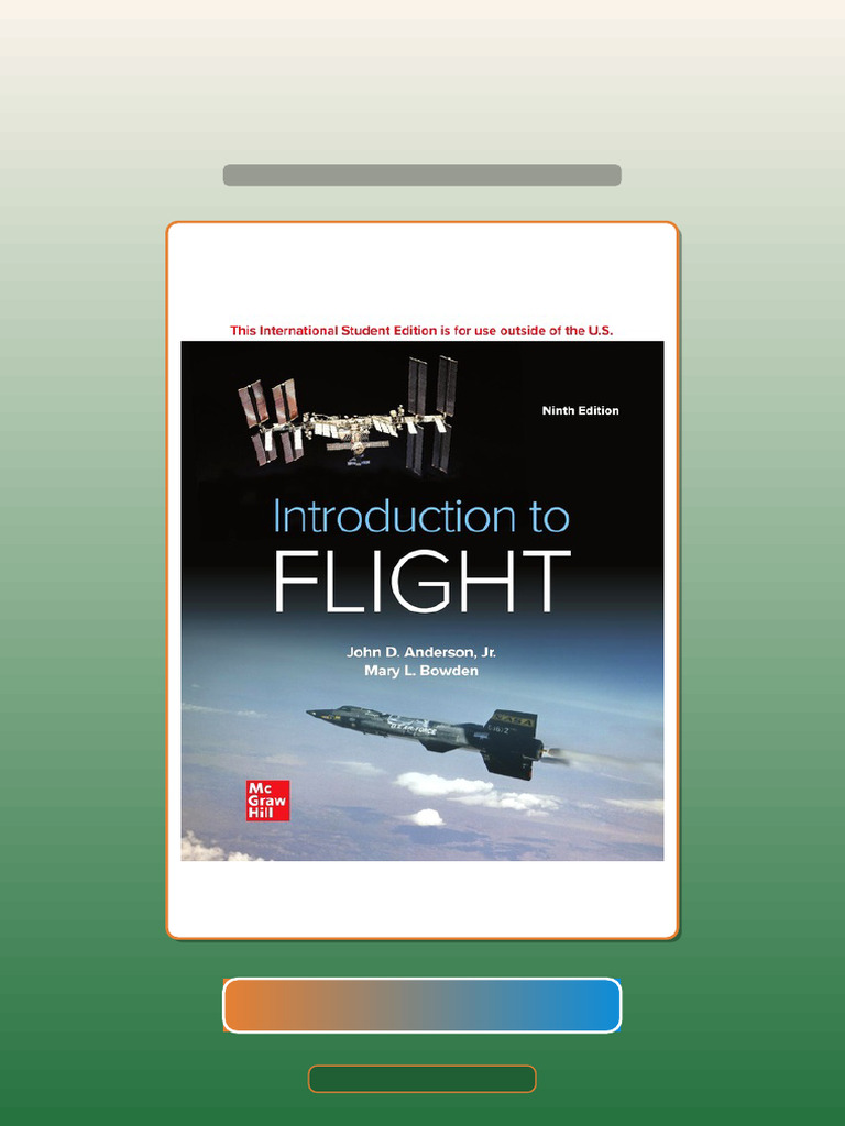 Test Bank for Introduction to Flight 9thISE Edition John D Anderson Jr ...
