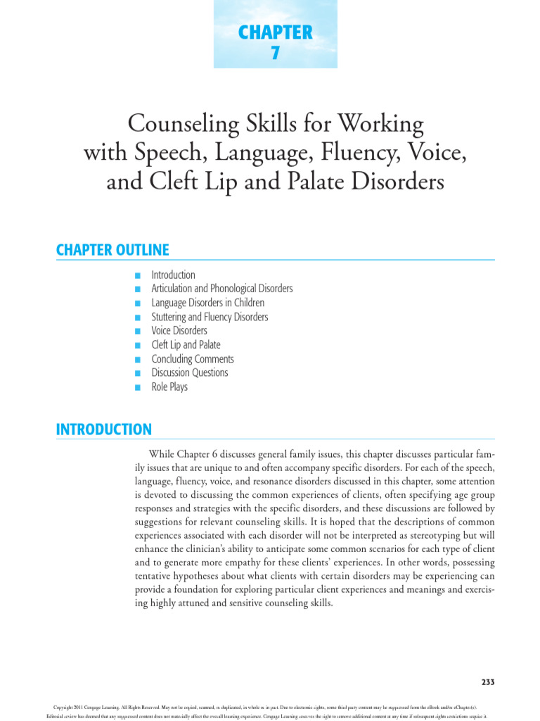 Chapter 7 Ing | PDF | Speech | Anxiety