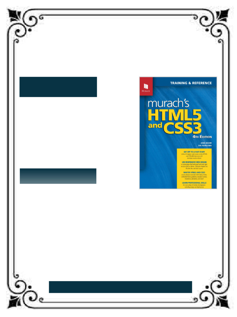 Murach s HTML5 and CSS3 Anne Boehm eBook classic edition | PDF | World ...