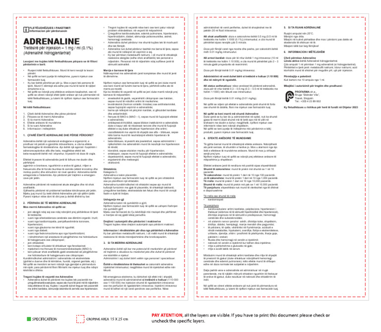 Sh00002 Adrenaline Fleteudhezues Shqip Version 1 12 2023 | PDF