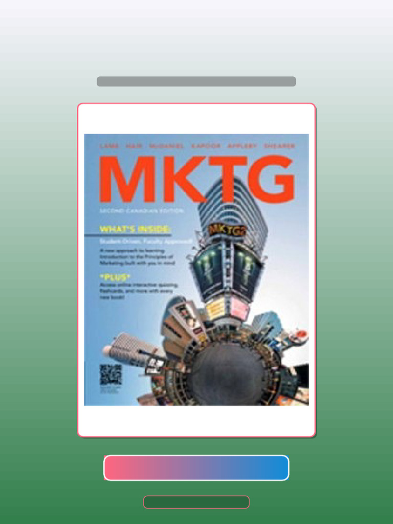 Test Bank for MKTG 2nd Canadian Edition Lamb | PDF | Multiple Choice ...
