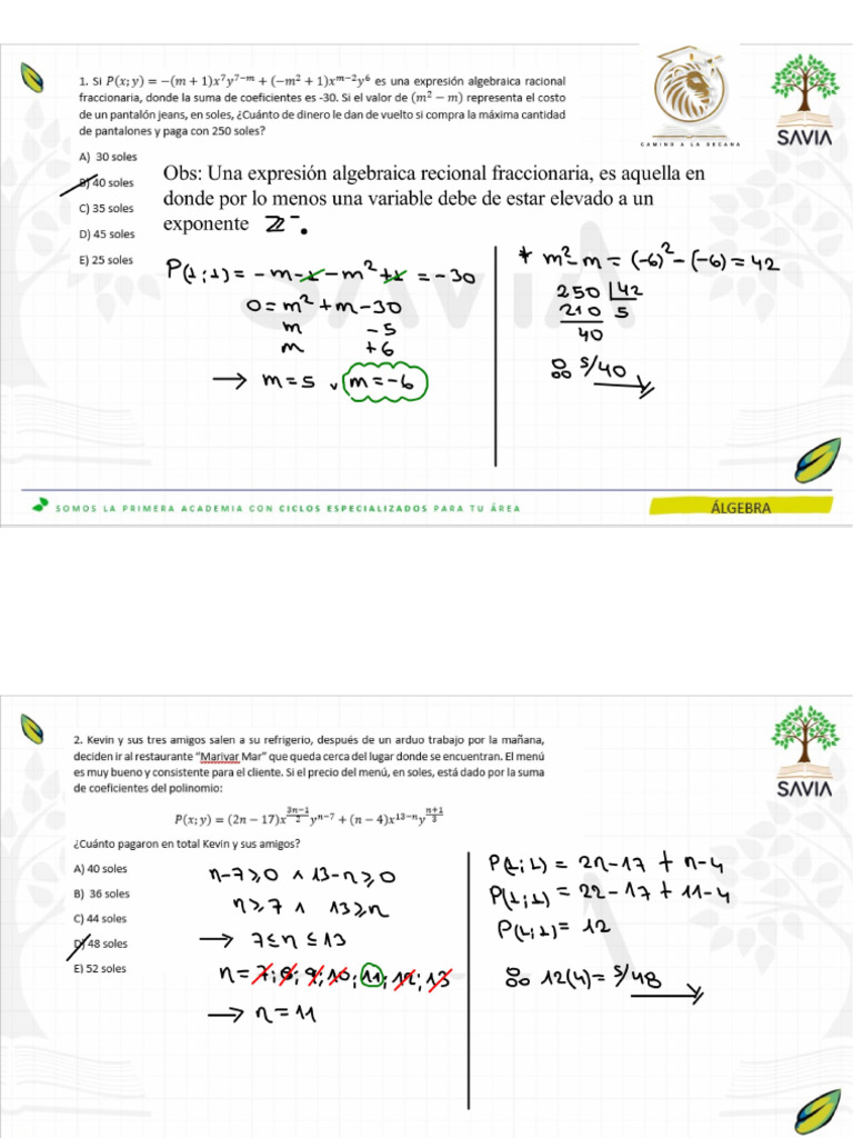 ÁLGEBRA RESOL_ | PDF