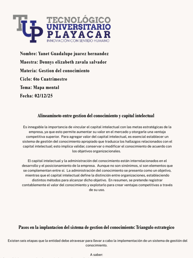 Juarez Hernandez Yanet Guadalupe Mapa Mental 6 | PDF | Conocimiento ...