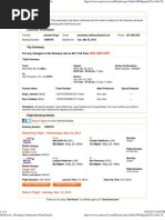 Sample Makemytrip Flight ticket | Identity Document | Mobile App