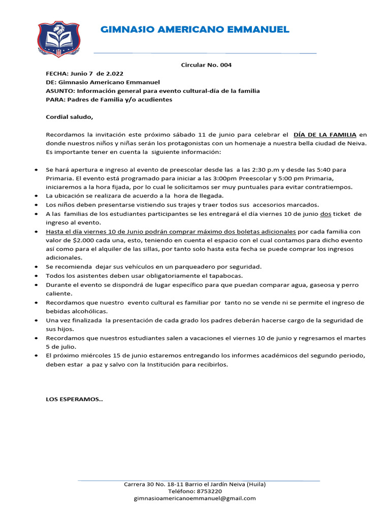 Circular 04gae | PDF