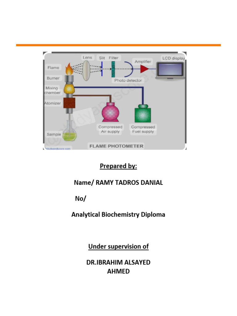 Flame Photometer | PDF | Emission Spectrum | Spectrophotometry