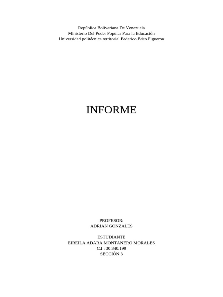 Informe_Arquitectura_unidad_5_y_6 seccion 3 | PDF | Informática ...