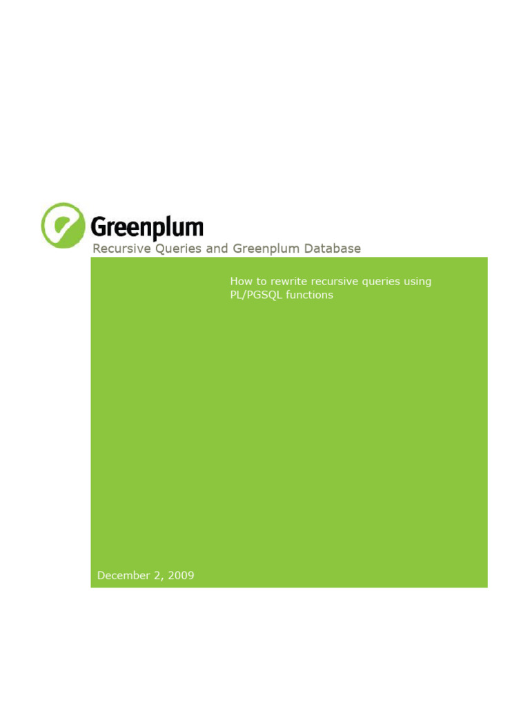 rewrite_recursivequeries | PDF | Databases | Sql