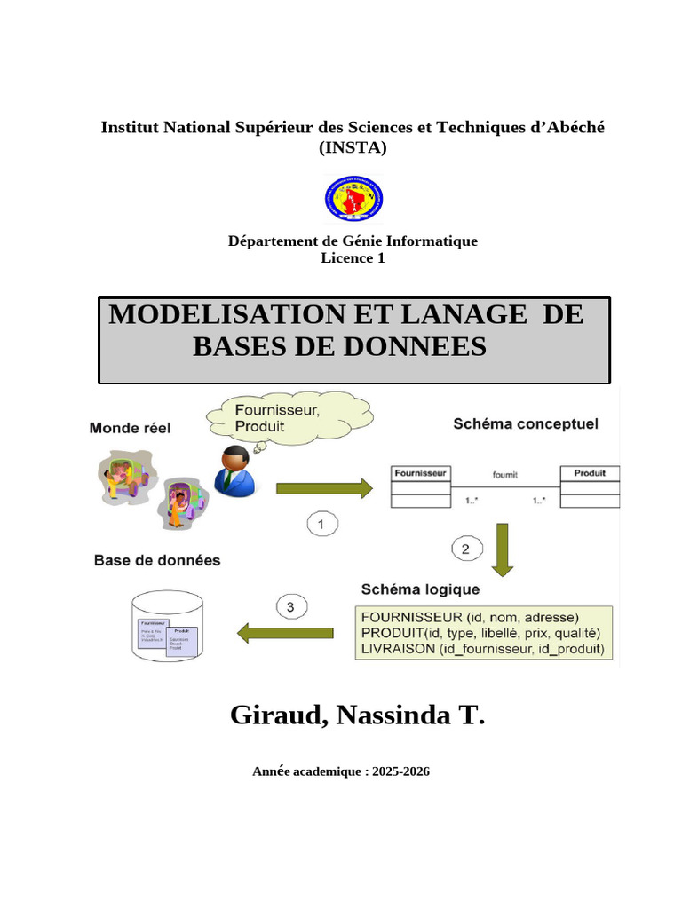 Modélisation et Langage de Bases de Données | PDF | Informatique ...