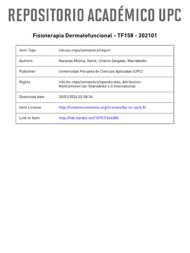 TF158 Fisioterapia Dermatofuncional 202101 | PDF | Terapia física