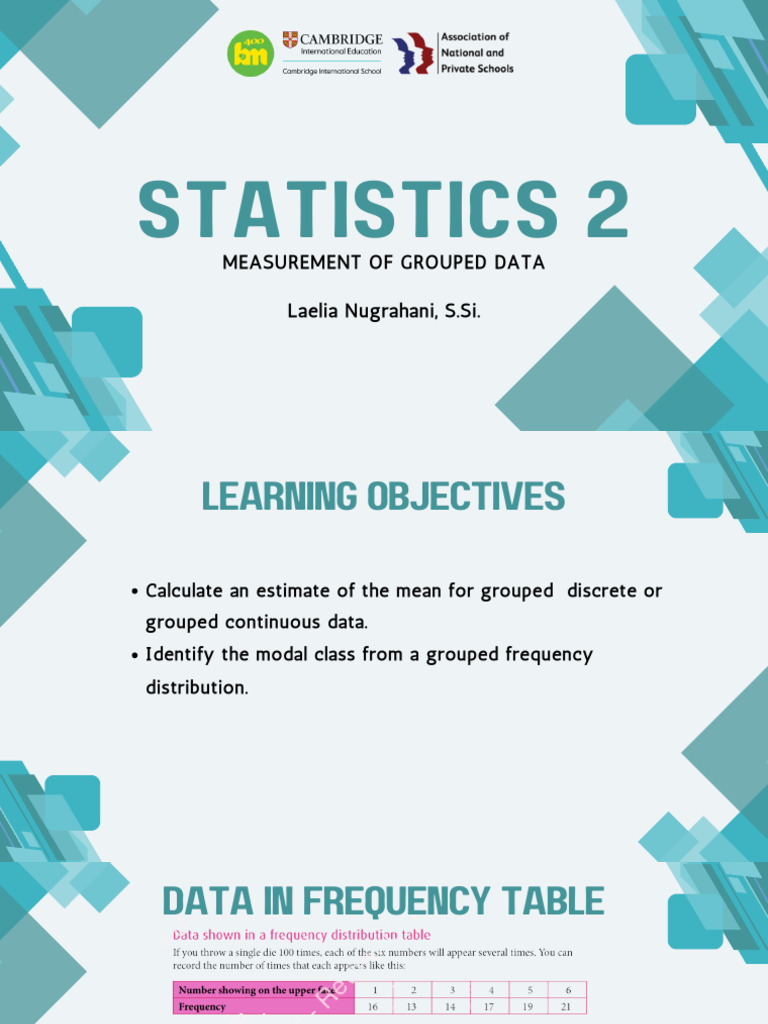 Statistics 2 | PDF
