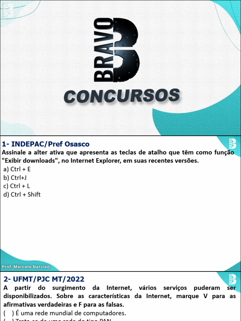 REVISÃO_DE_VÉSPERA_GCM_SANTA_LUZIA_INTERNET,_GOOGLE_CHROME_E_EDGE | PDF ...
