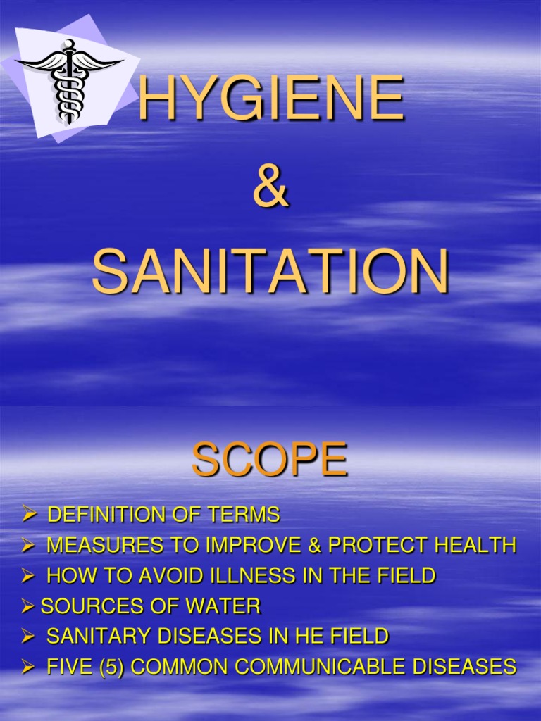 Hygiene & Sanitation | PDF | Sanitation | Hygiene