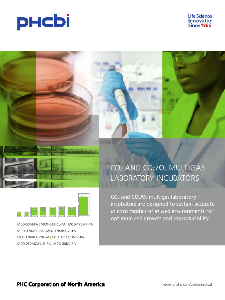 CO2 Multigas Laboratory Incubators | PDF | Ultraviolet | Hydrogen Peroxide