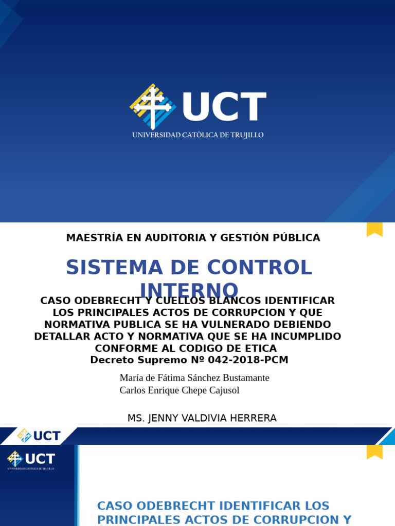 CASO ODEBRECHT Y CUELLOS BLANCOS -DECRETO SUPREMO 042-2018 | PDF | Corrupción política ...