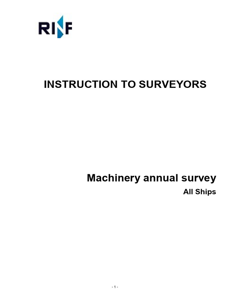 Instruction on Machinery (All Ships) | PDF | Heat Transfer | Boiler