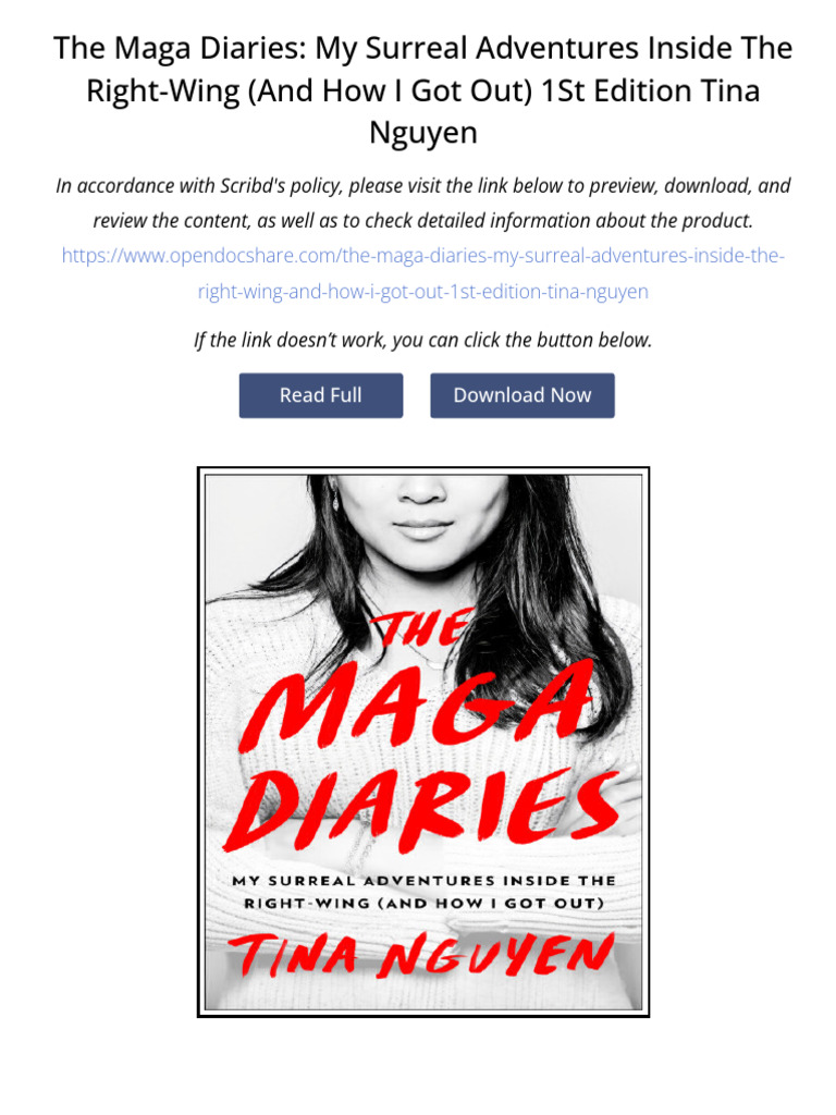 The MAGA Diaries: My Surreal Adventures Inside the Right-Wing (And How ...