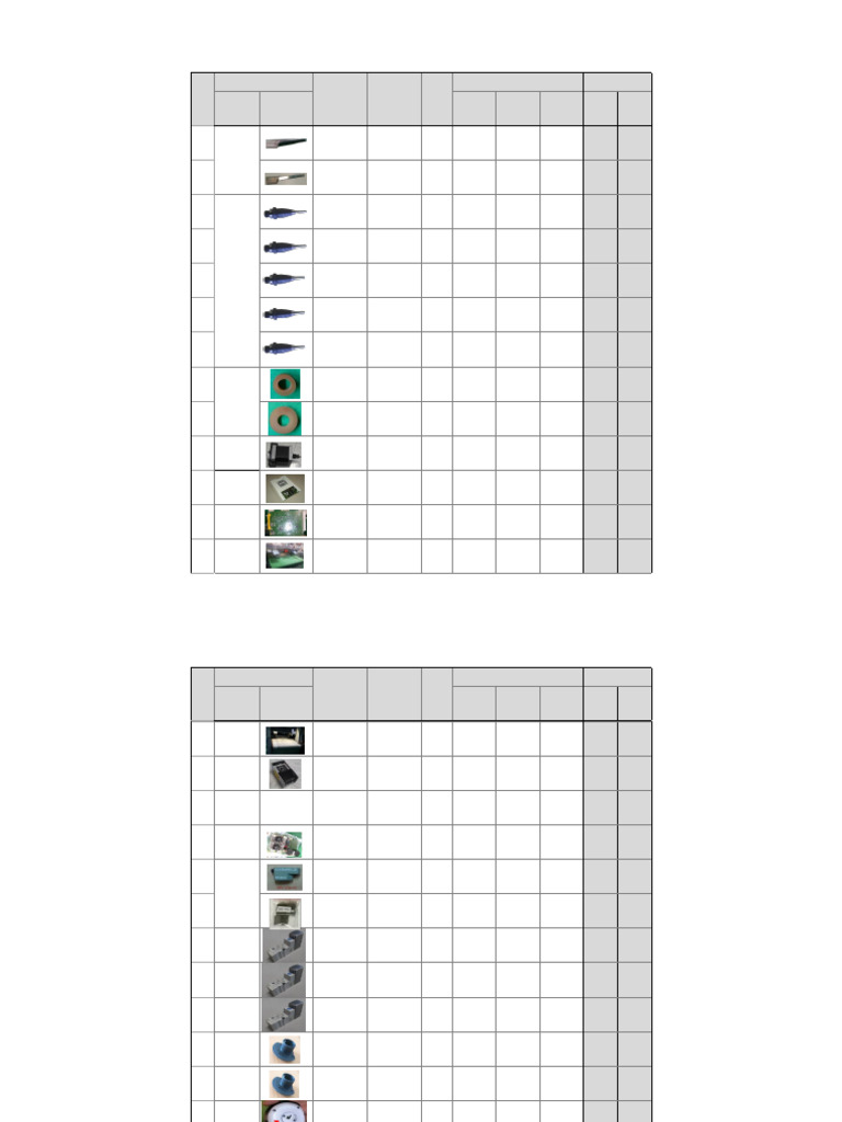 Spare Part List Comelz | PDF | Electrical Engineering | Manufactured Goods