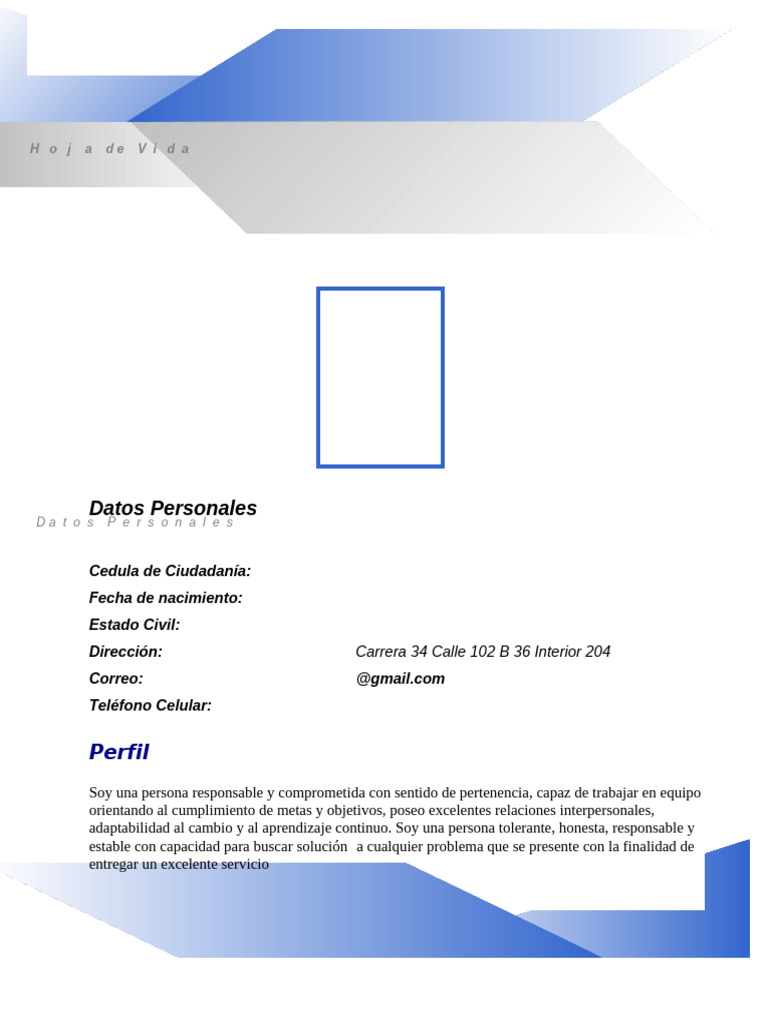 Hoja de Vida Formato 2026...... (2) | PDF