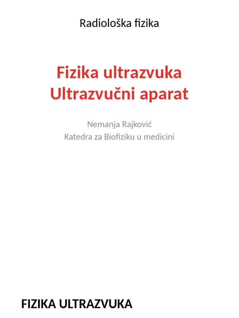 Predavanje Fizika Ultrazvuka Ultrazvucni Aparat - 491d0c60 46e7 405c ...