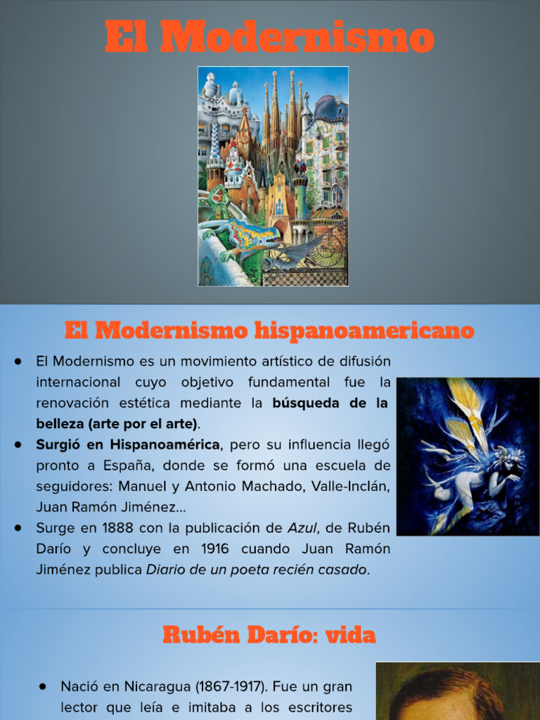01 Modernismo (presentación) | PDF