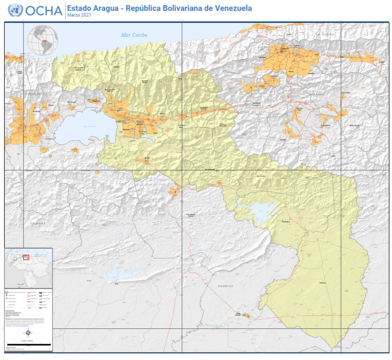 aragua_map_a0_2021_03_23 (1) | PDF | Venezuela