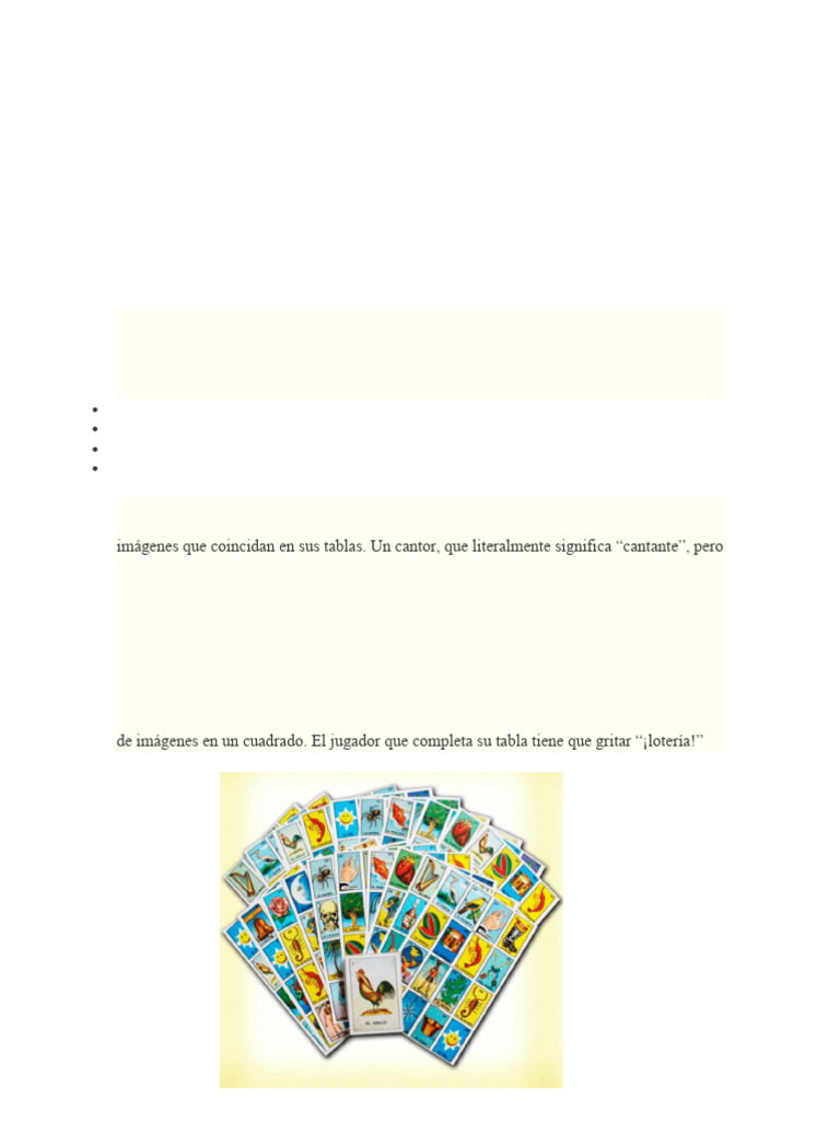 Cómo Jugar a la Lotería Mexicana | PDF