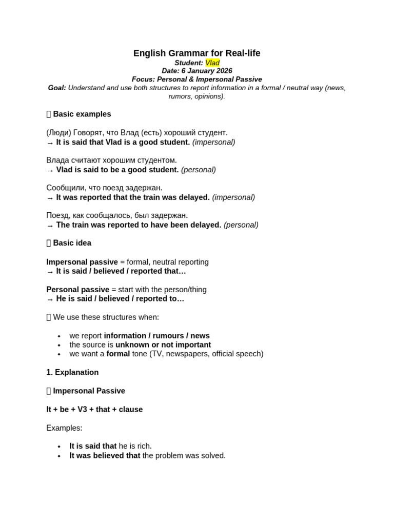 Complete Exercise_9_grammar for Real Vlad 060126 | PDF | Linguistic ...