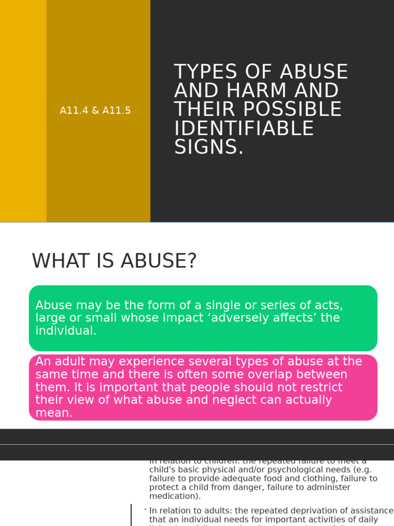 A11.4-A11.5-types-of-abuse | PDF | Child Abuse | Domestic Violence