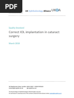 Barrett Universal II IOL Calculation | PDF