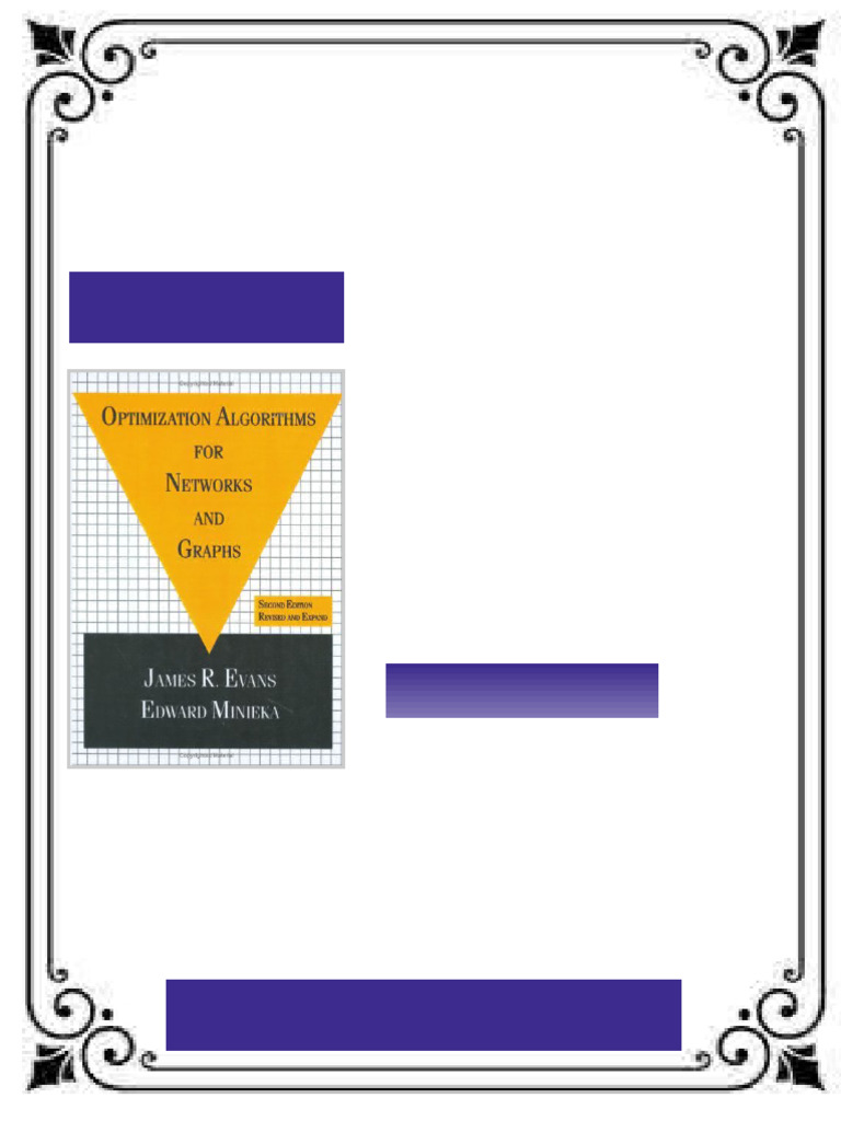 Optimization Algorithms for Networks and Graphs, Second Edition, James Evans eBook full online ...