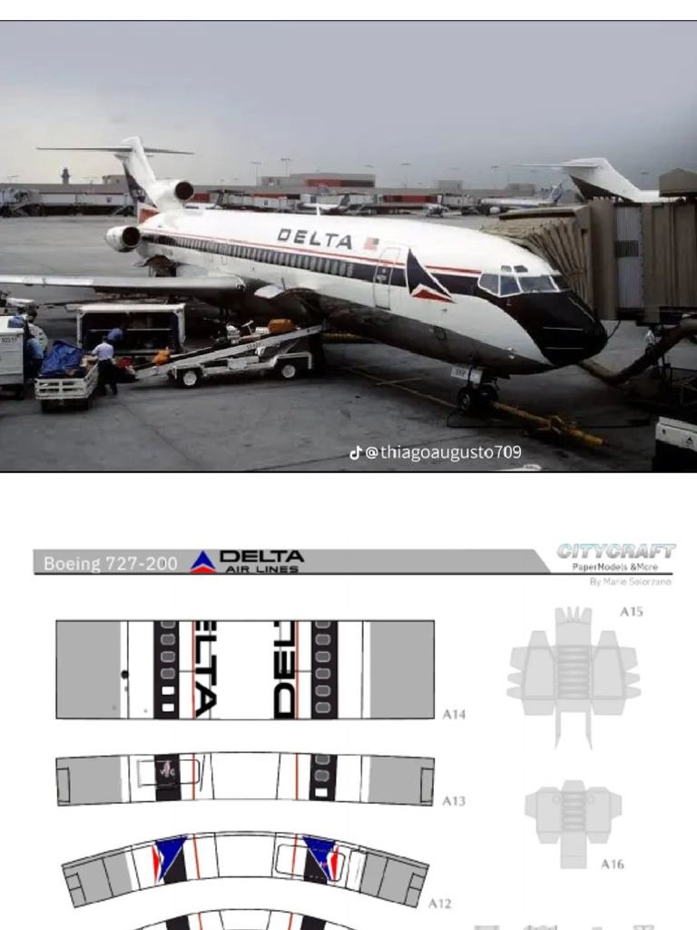 delta 727 papercraft | PDF