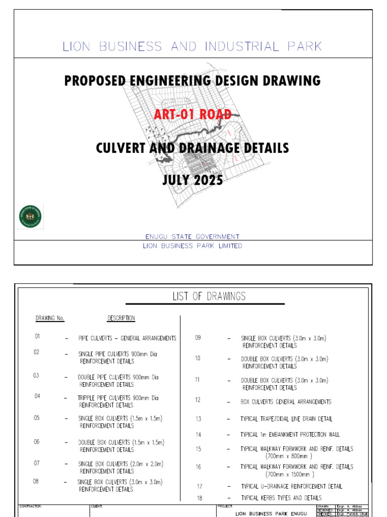 Engineering Design for Gully Drainage System | PDF | Concrete ...