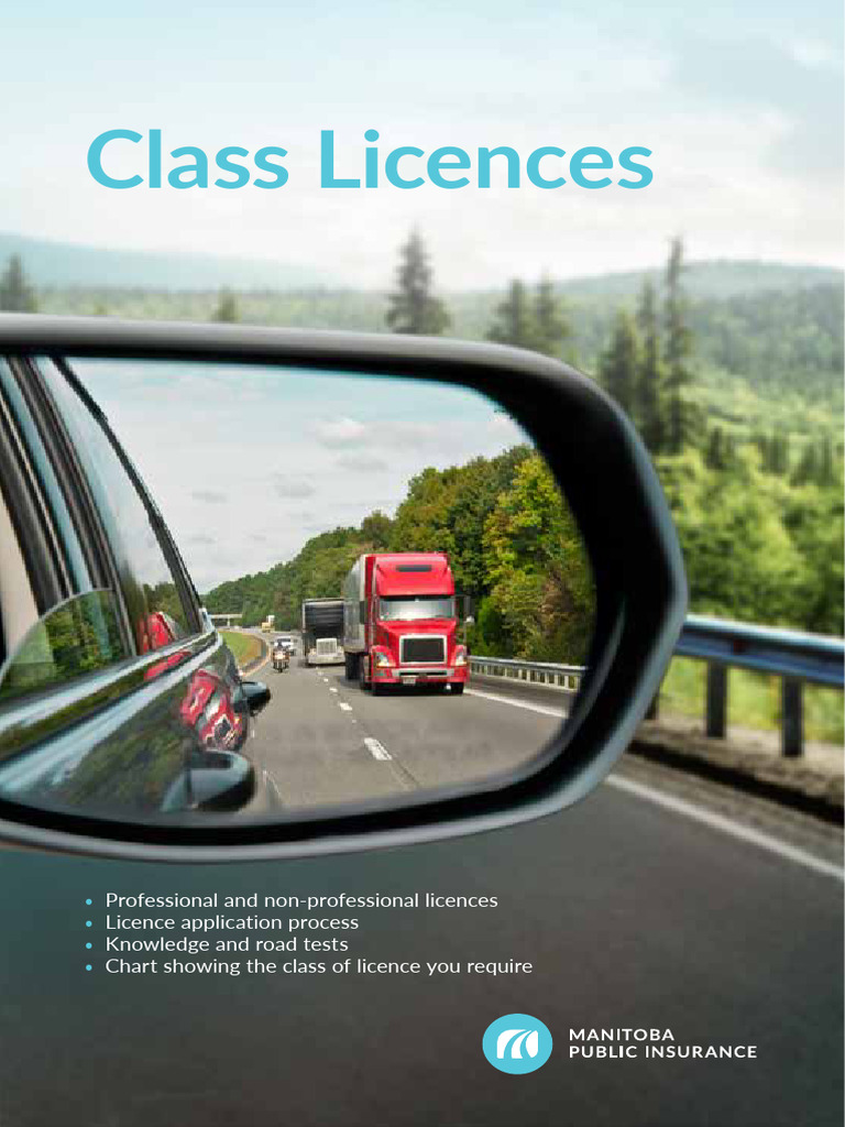 Manitoba Driver's Licence Guide | PDF | Driver's License | Vehicles