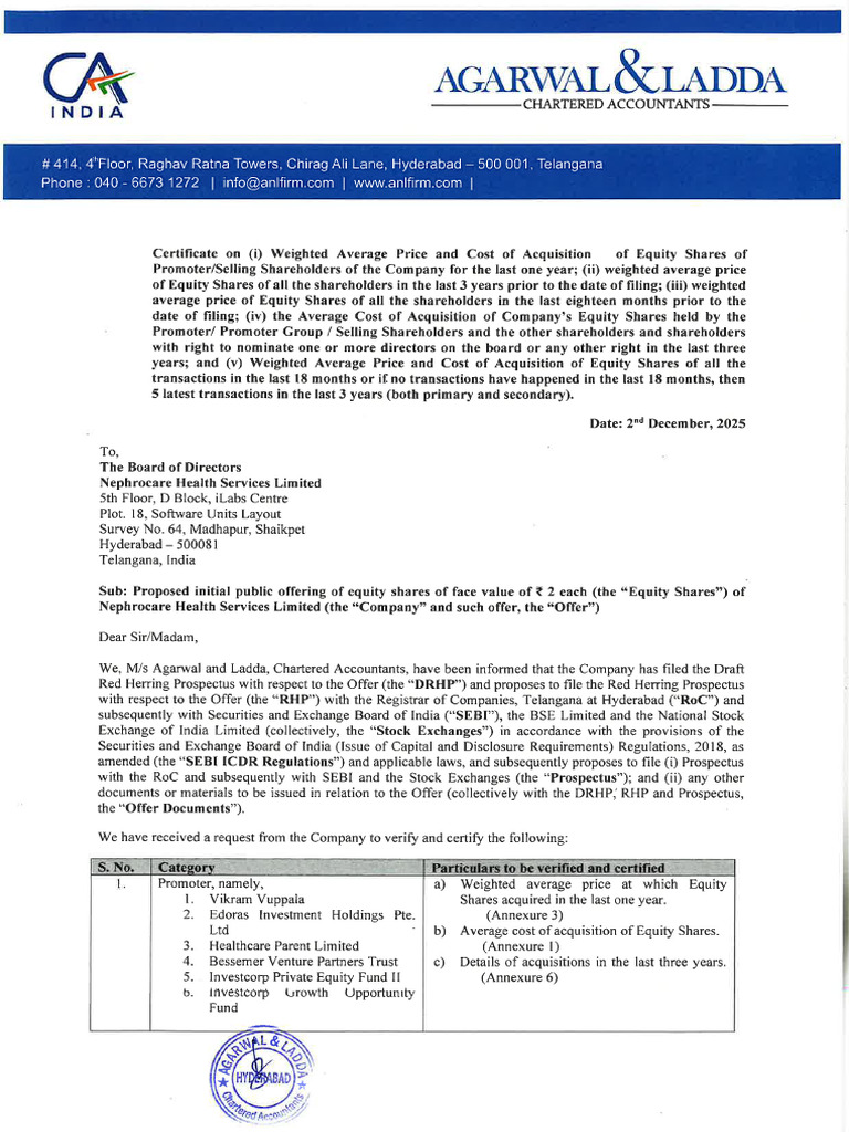 ICA Certificate On WACA | PDF