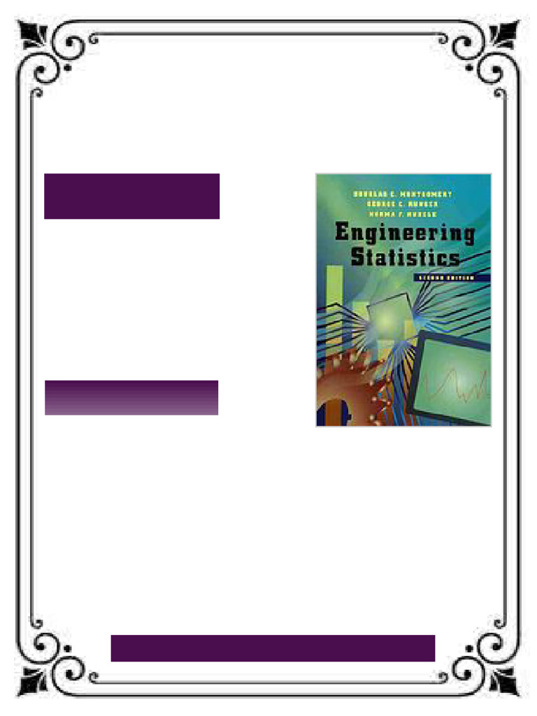 Engineering statistics 5nd ed Edition Douglas C Montgomery ebook mobile ready version | PDF ...