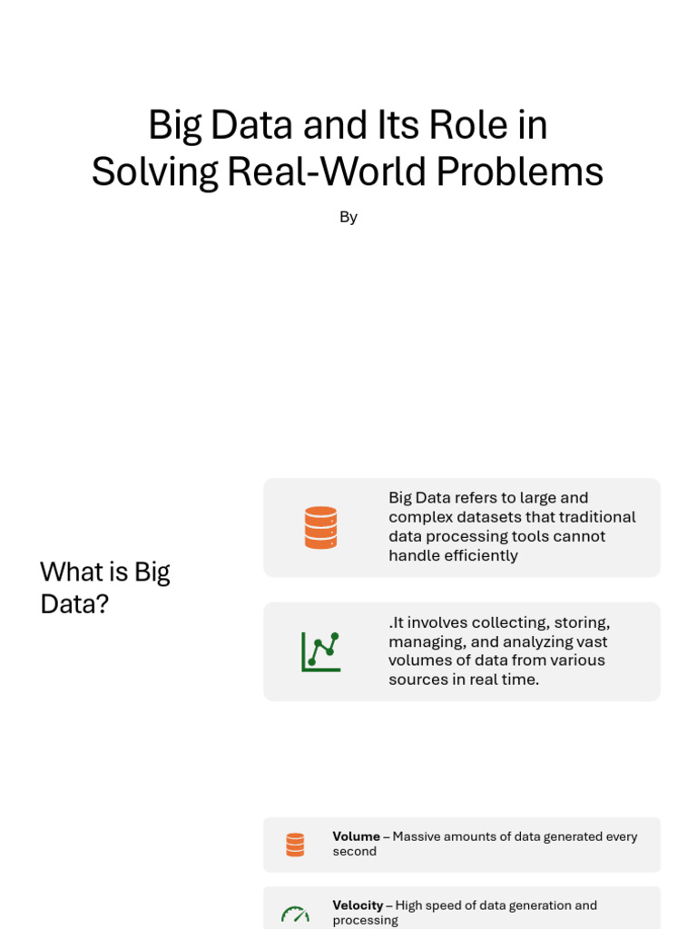 Big Data Solutions for Industry Challenges | PDF | Big Data | Analytics