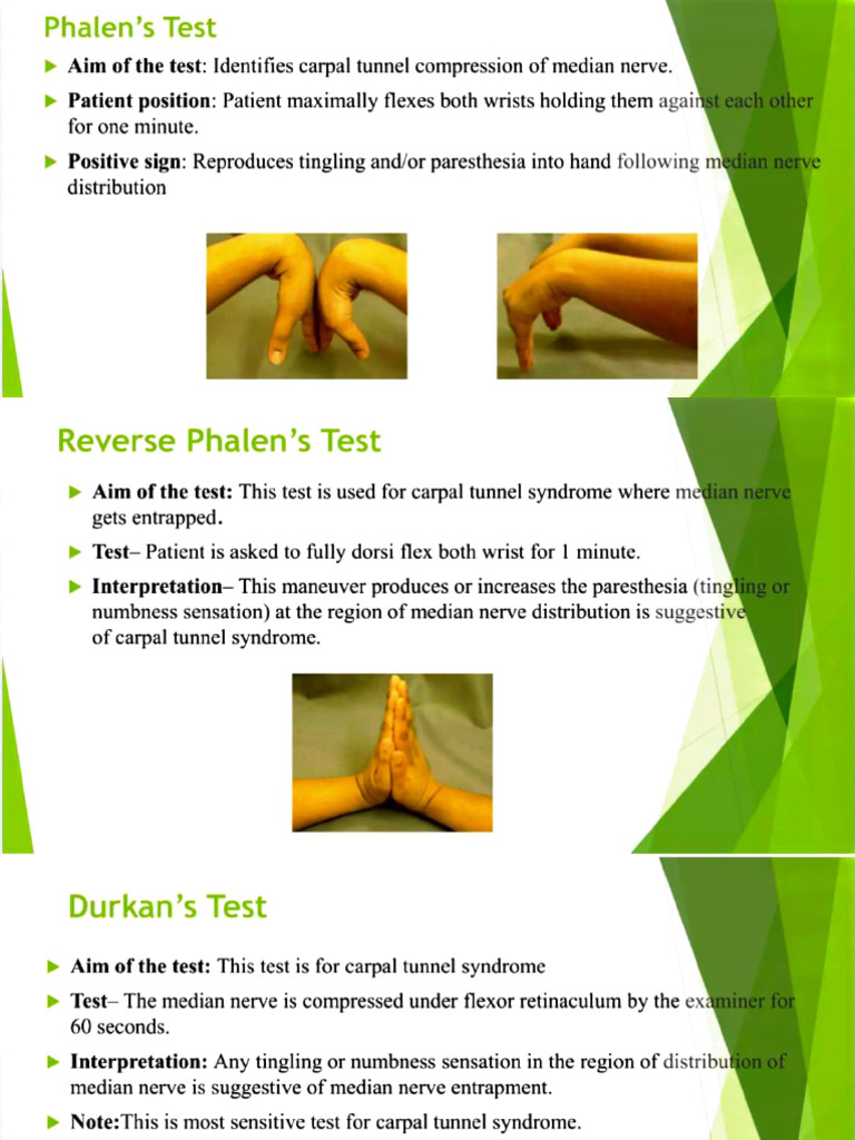 Tests For Nerve Injuries | PDF