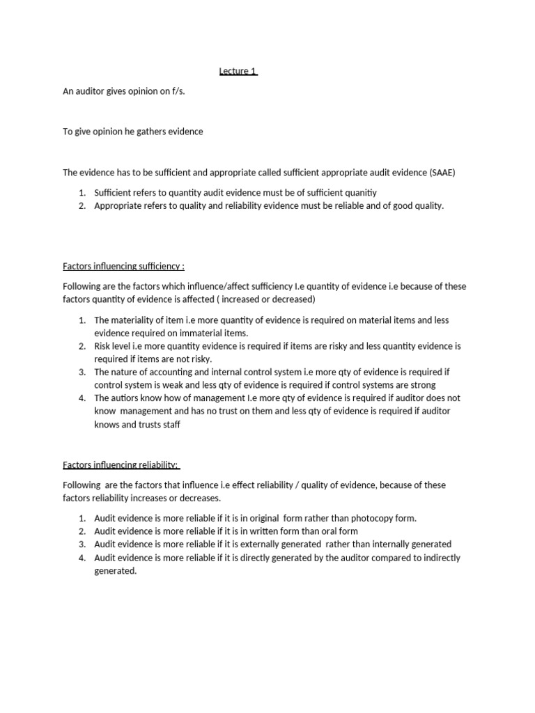 23b702b4-5f32-4256-a3cd-ed5622b80adcsecton d audit evidence. | PDF | Audit | Sampling (Statistics)