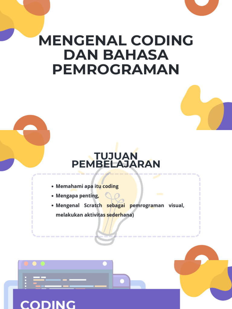 Mengenal Coding Dan Scratch | PDF