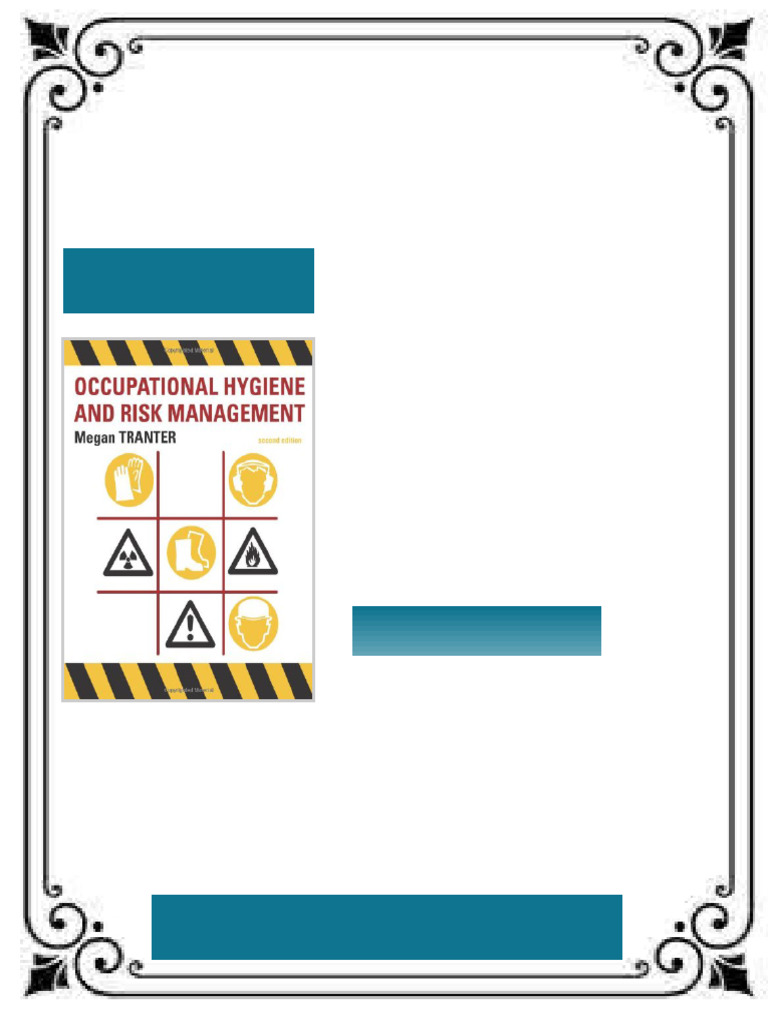 Occupational Hygiene and Risk Management 2nd Edition Megan Tranter ...