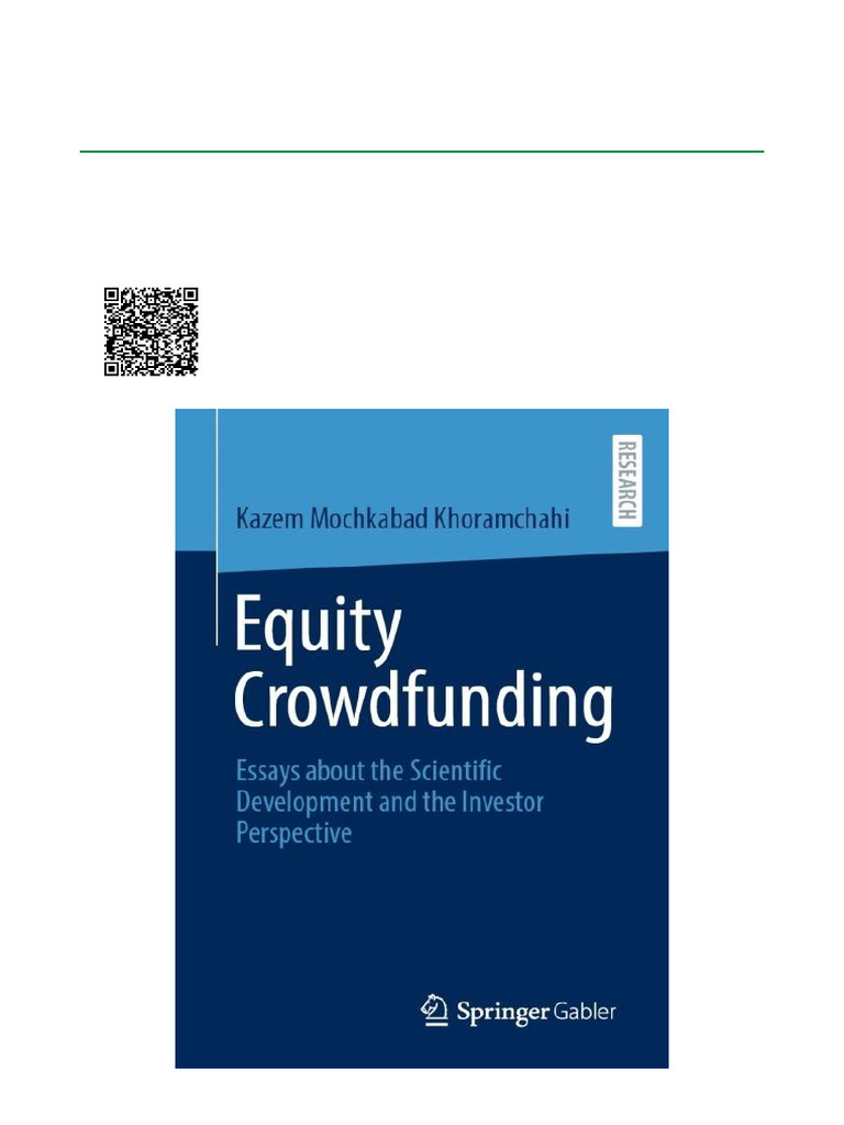 Equity Crowdfunding Essays about the Scientific Development and the ...