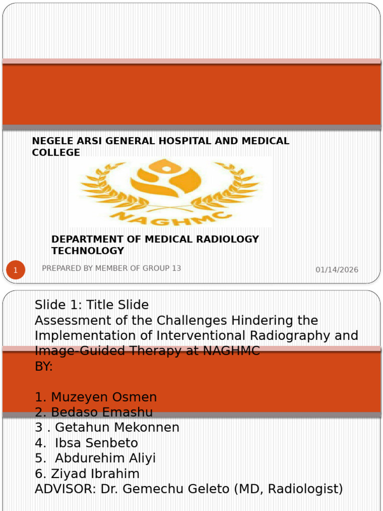 Research Group 13 Ppt[1] | PDF | Radiology | Medical Imaging