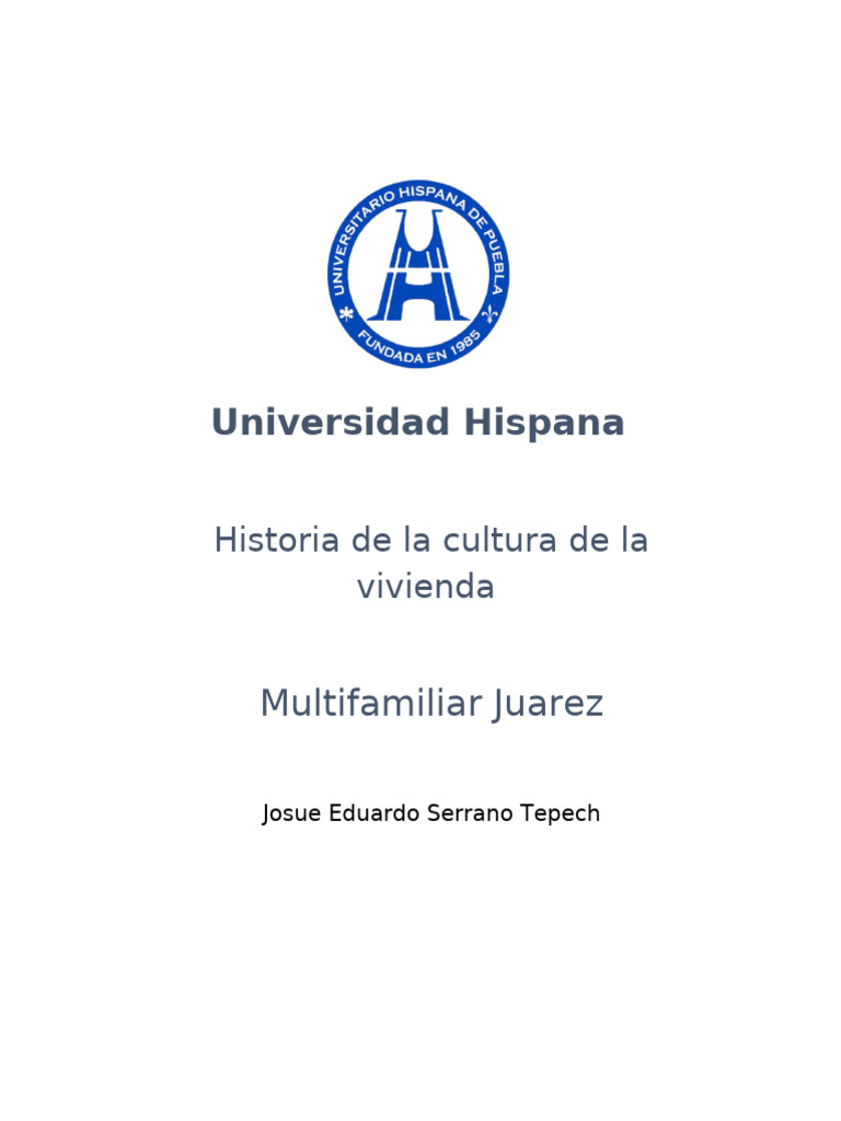 Multifamiliar Juárez: Innovación Habitacional | PDF | edificio | Ciudad ...